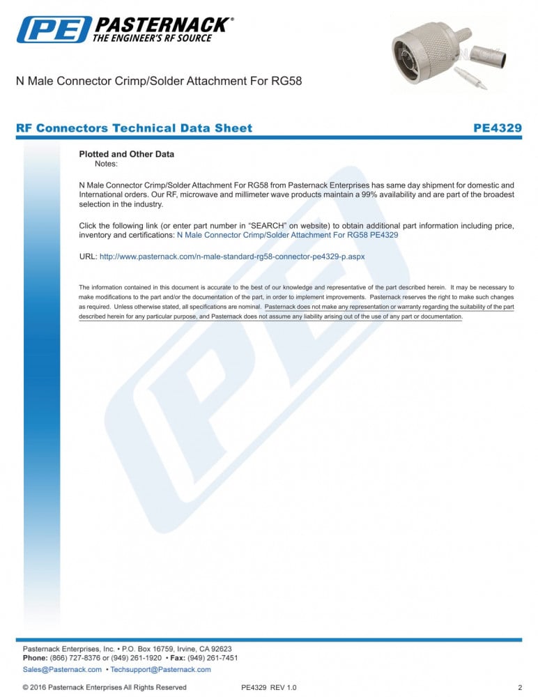 PE4329 technical document page 2
