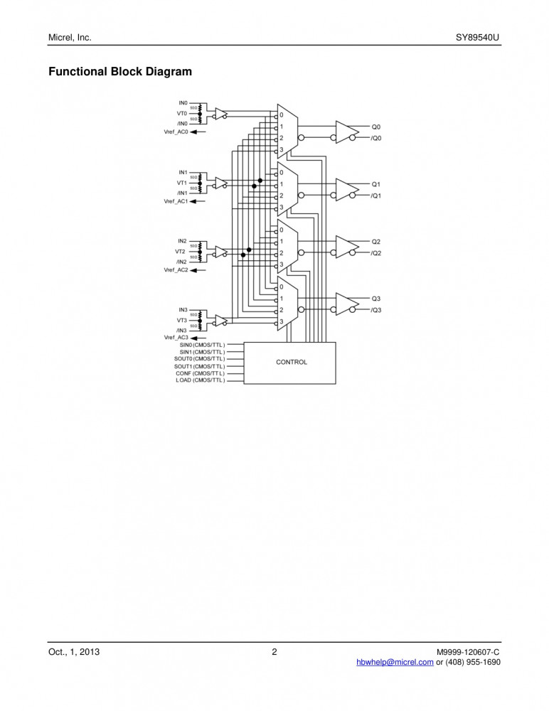SY89540U technical document page 2