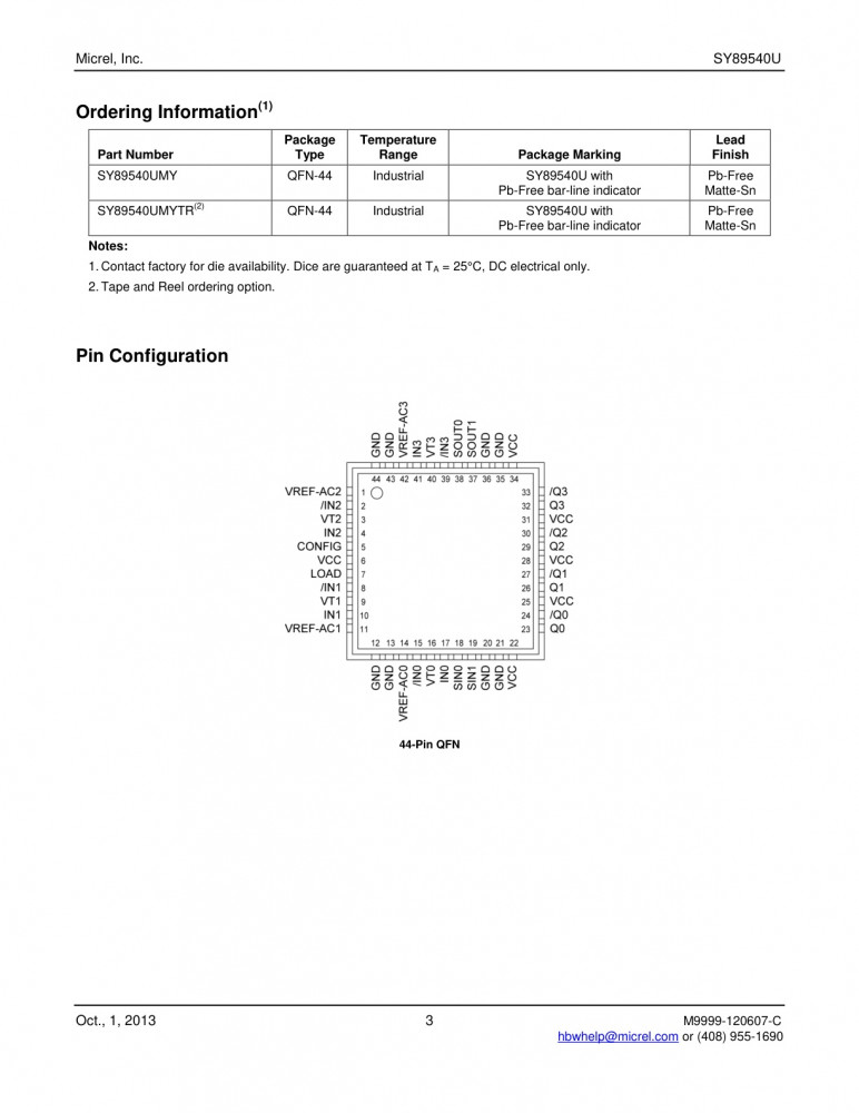 SY89540U technical document page 3