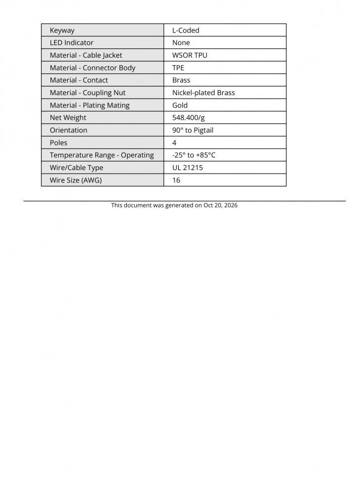 MOLEX customer drawing, sheet 3