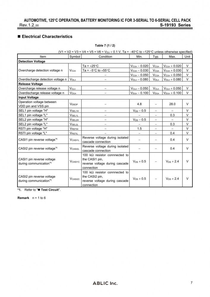S-19193 datasheet page 7