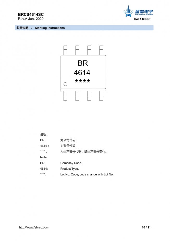 BRCS4614SC datasheet page 10
