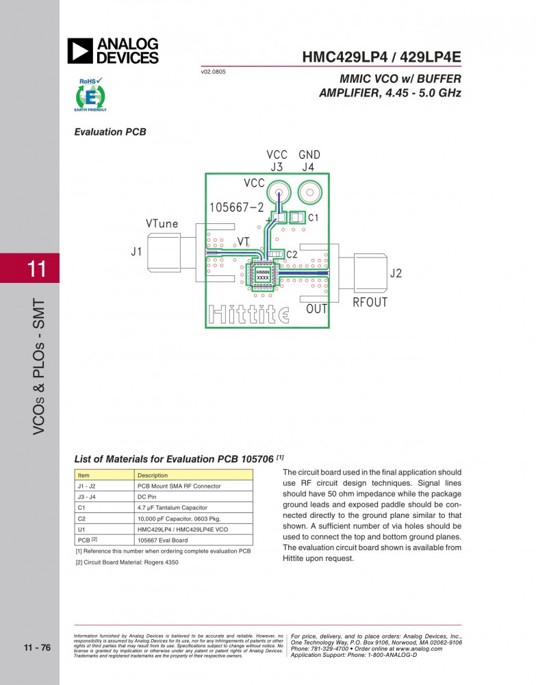 HMC429LP4E technical document page 5
