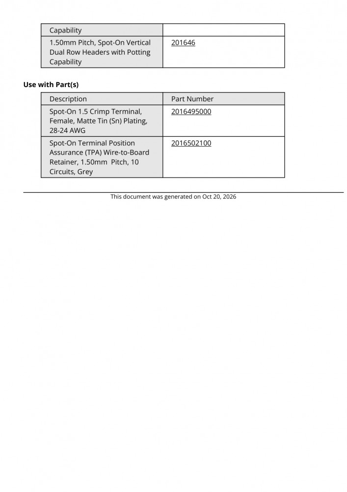 MOLEX 2016442201 document page 3