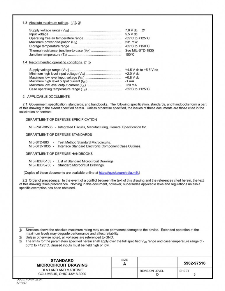 54S15BCA-ROCV datasheet page 4