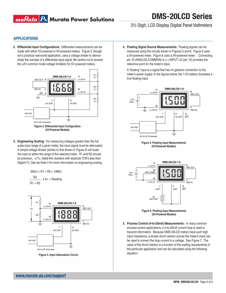 DMS-20LCD datasheet page 4
