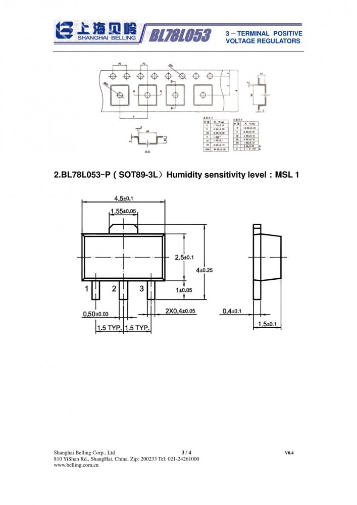 BL78L053 datasheet page 3