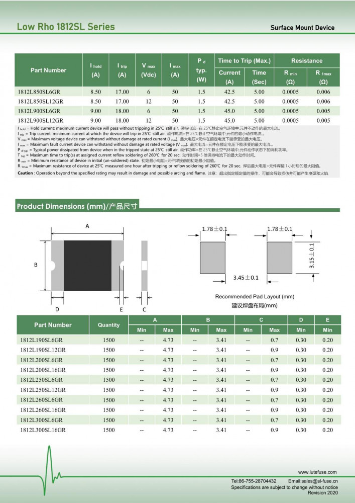 1812SL technical document page 3