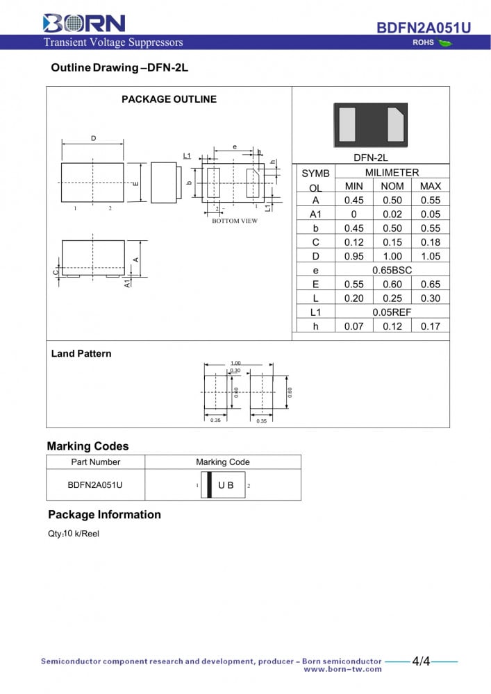 BDFN2A051U datasheet page 4