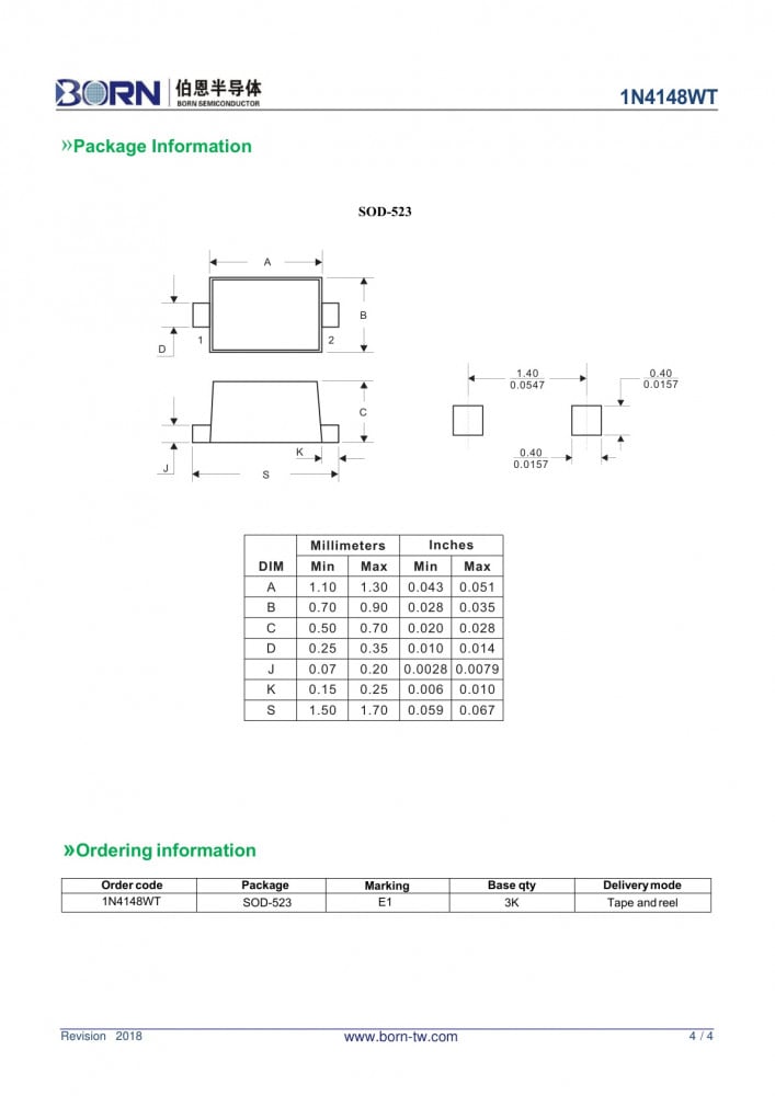 1N4148WT datasheet page 4