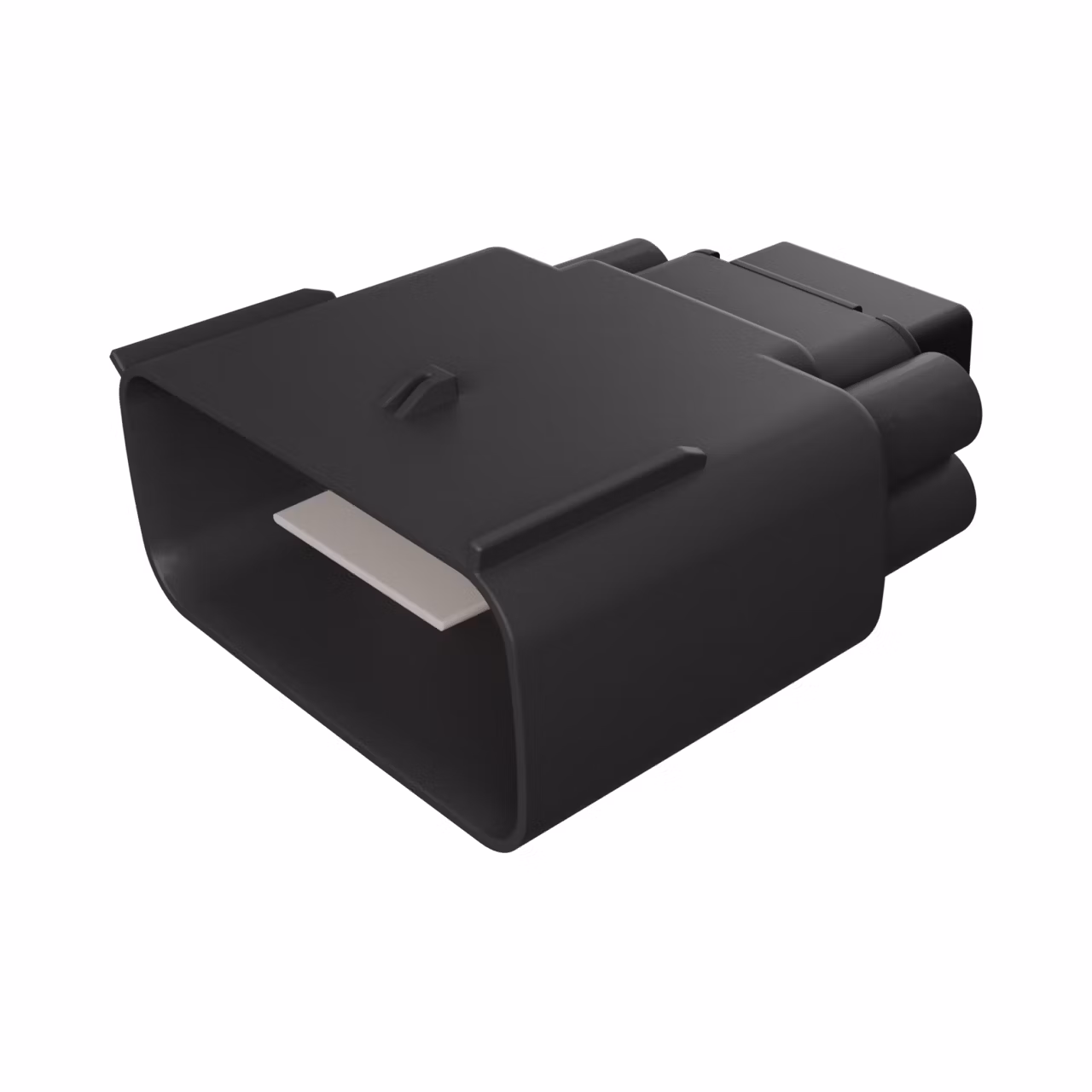 MX150 Hybrid Mat-Sealed Male Connector Assembly, Dual Row, 16 Circuits, Keying Option C, without Connector Position Assurance, Dark Gray for sale
