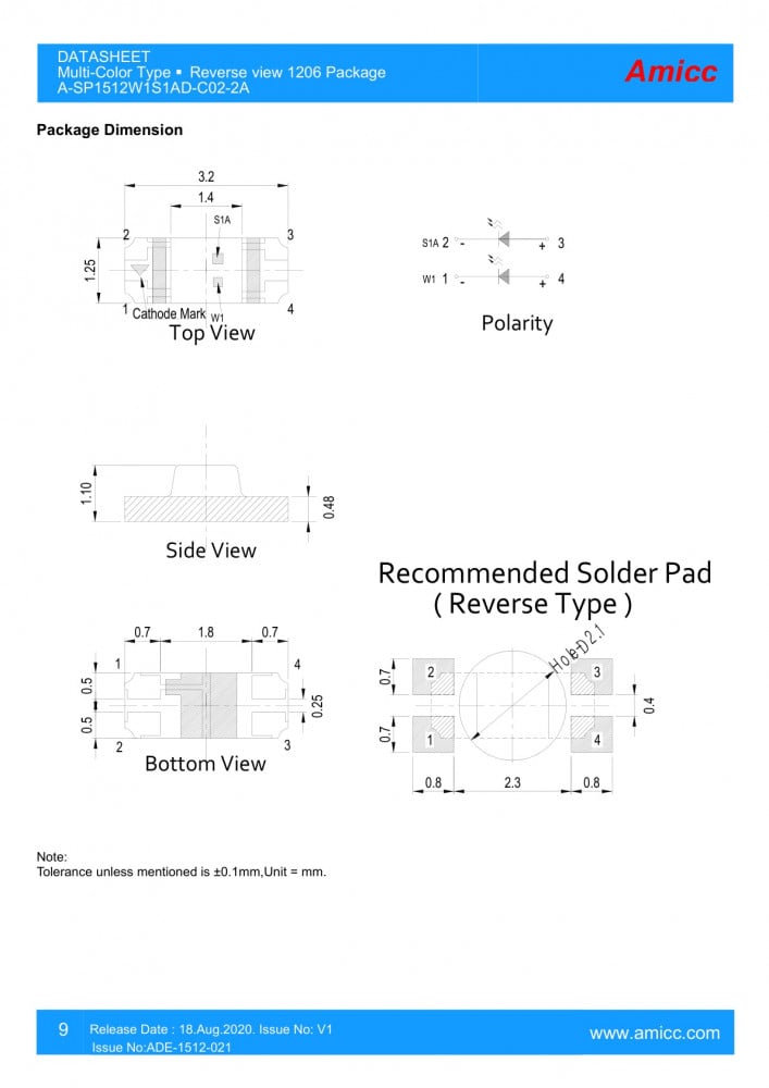 A-SP1512W1S1AD-C02-2A datasheet page 9