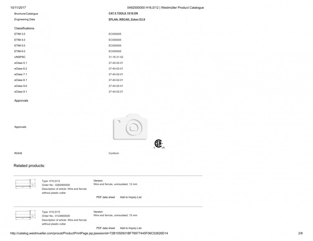 WEIDMULLER 0492500000 document page 2