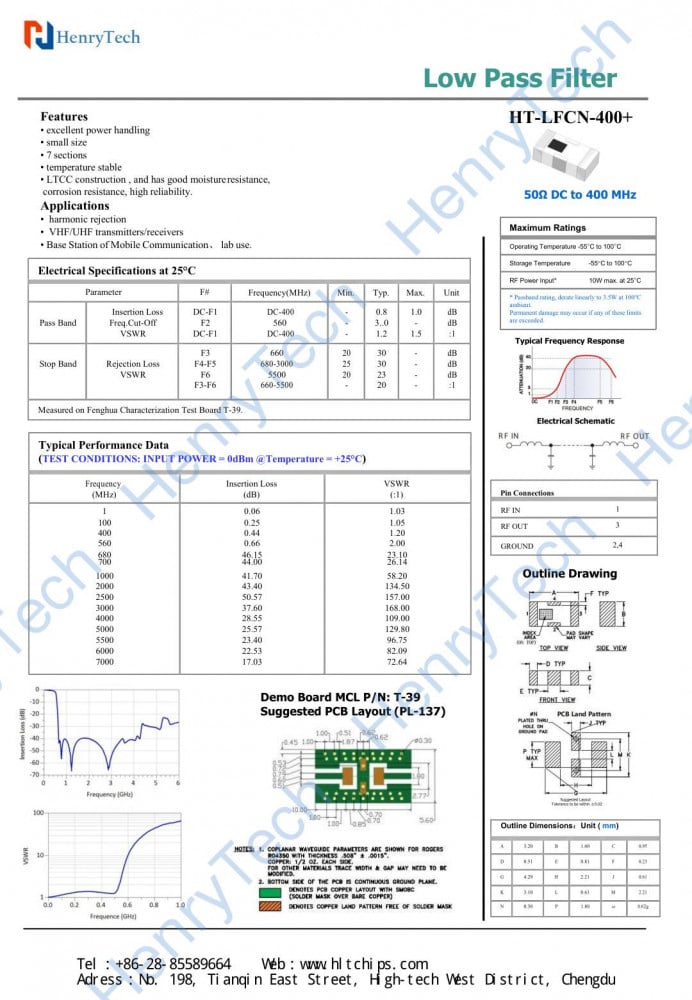 HT-LFCN-400+ technical document preview