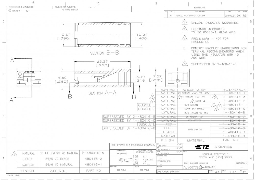 TE Connectivity 2-480416-4 technical drawing preview
