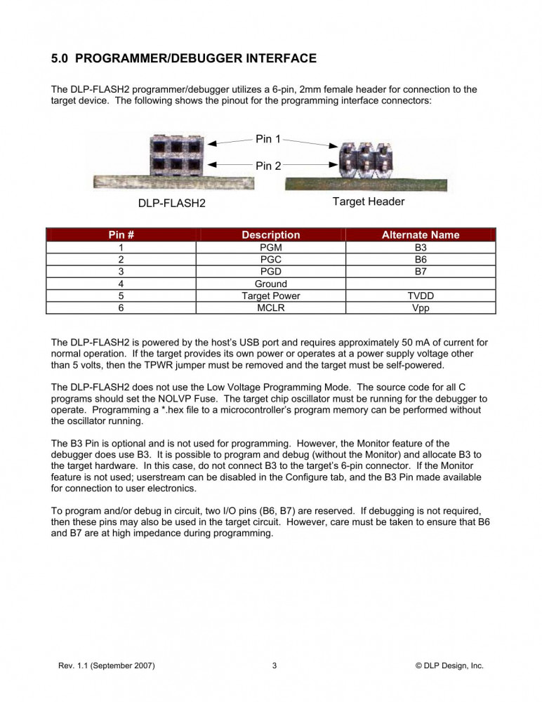 DLP-FLASH2 document page 3