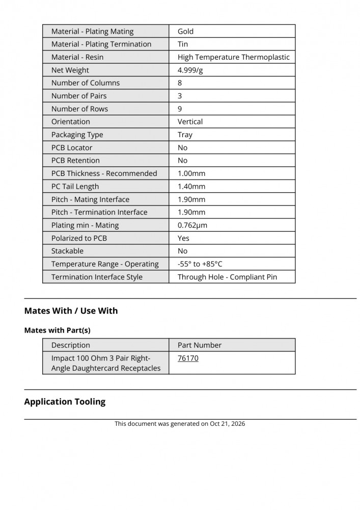 MOLEX 761659805 product documentation image 3