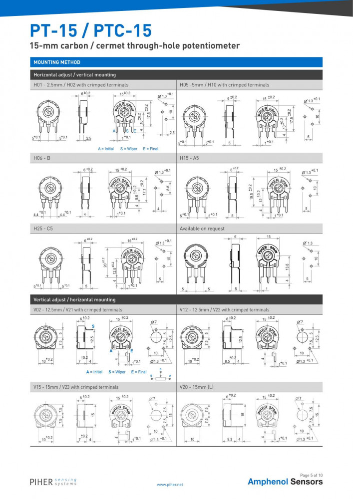 PT15LV18-202A2020-S technical document page 5