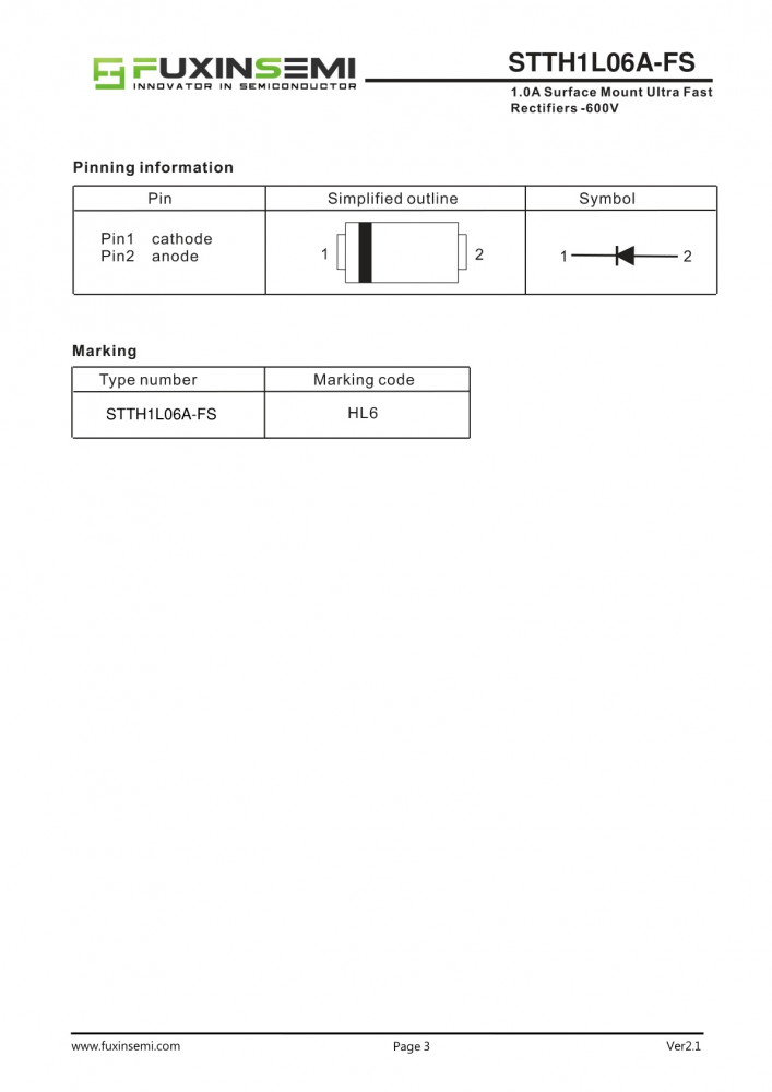 STTH1L06A-FS datasheet page 3