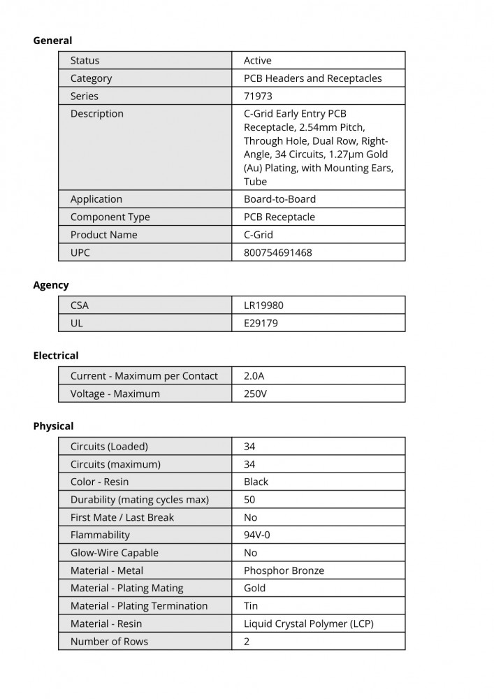 Product document image, page 2