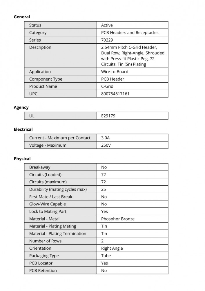 MOLEX 15471721 technical document page 2