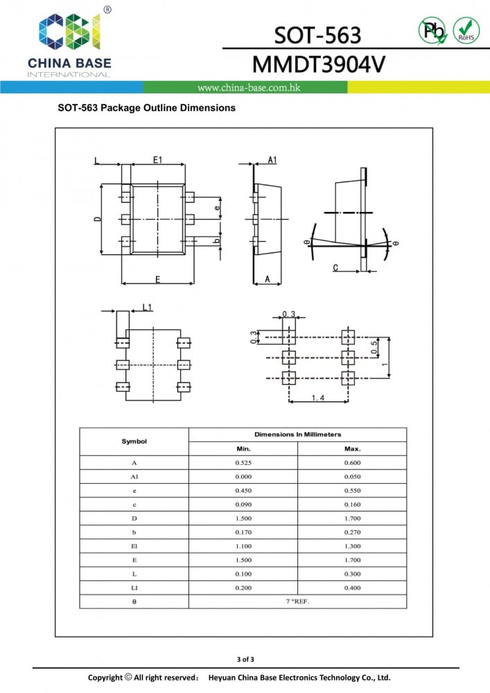 MMDT3904V KAP datasheet page 3
