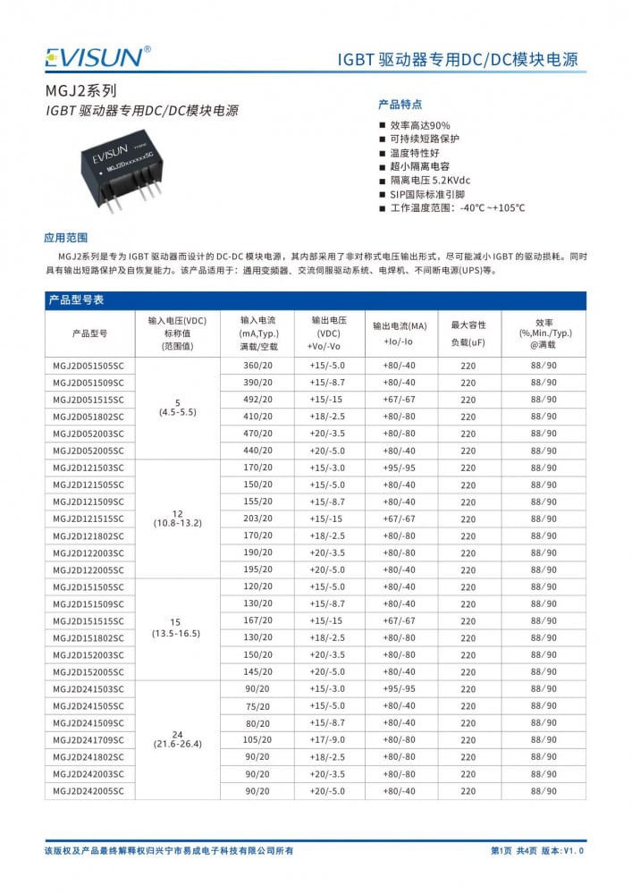 MGJ2D241509SC datasheet page 1