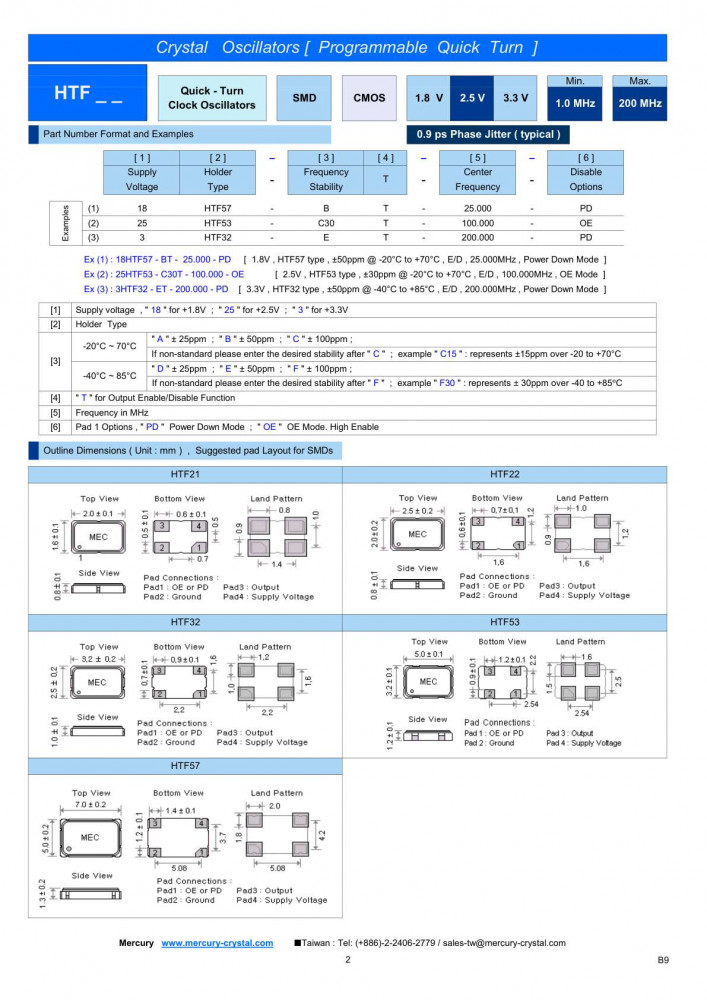 Mercury HTF oscillator technical document page 2