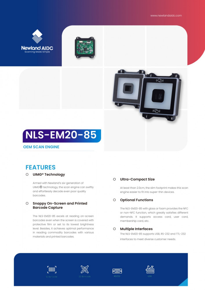 NLS-EM20-85 technical document page 1