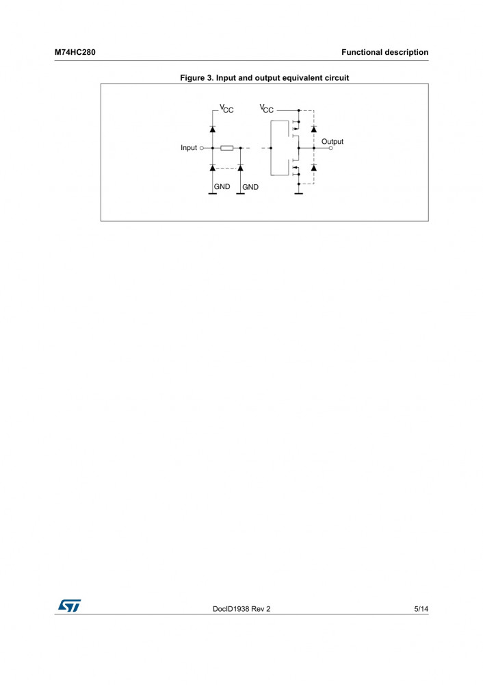M74HC280YRM13TR datasheet page 5