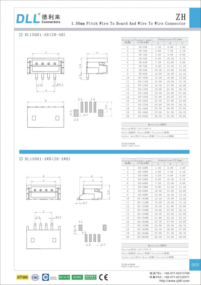 DLL ZH-RT datasheet page 3