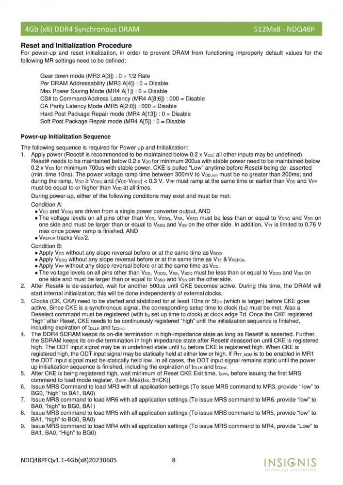 NDQ48PFQ-7NIT TR datasheet page 8