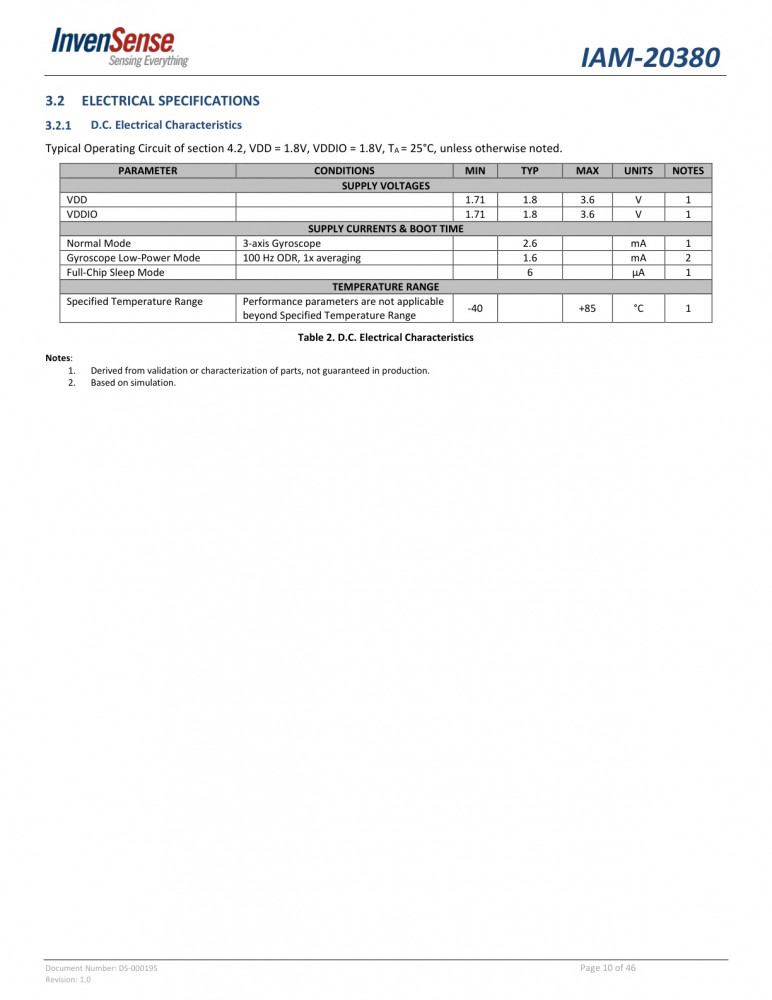 IAM-20380 datasheet page 10