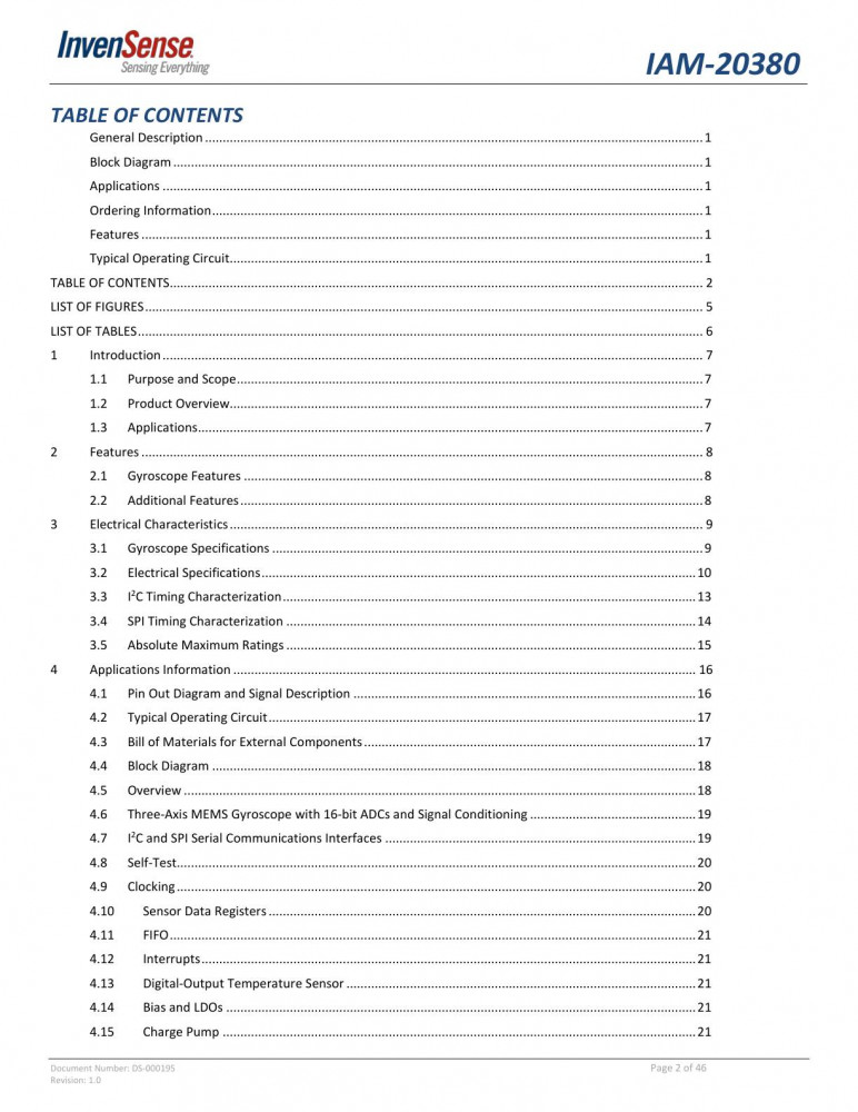 IAM-20380 datasheet page 2
