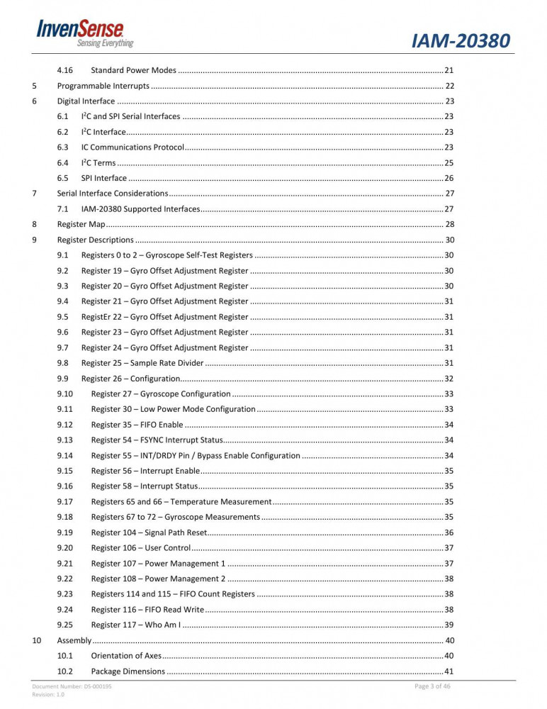 IAM-20380 datasheet page 3