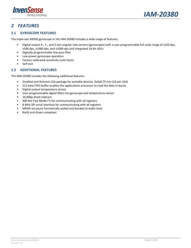 IAM-20380 datasheet page 8