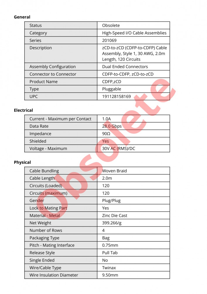 MOLEX 2010691003 technical document image, page 2