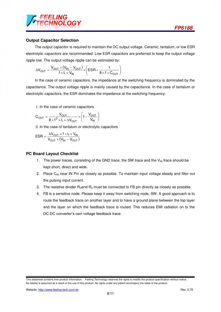 FP6188XR-G1 datasheet page 8