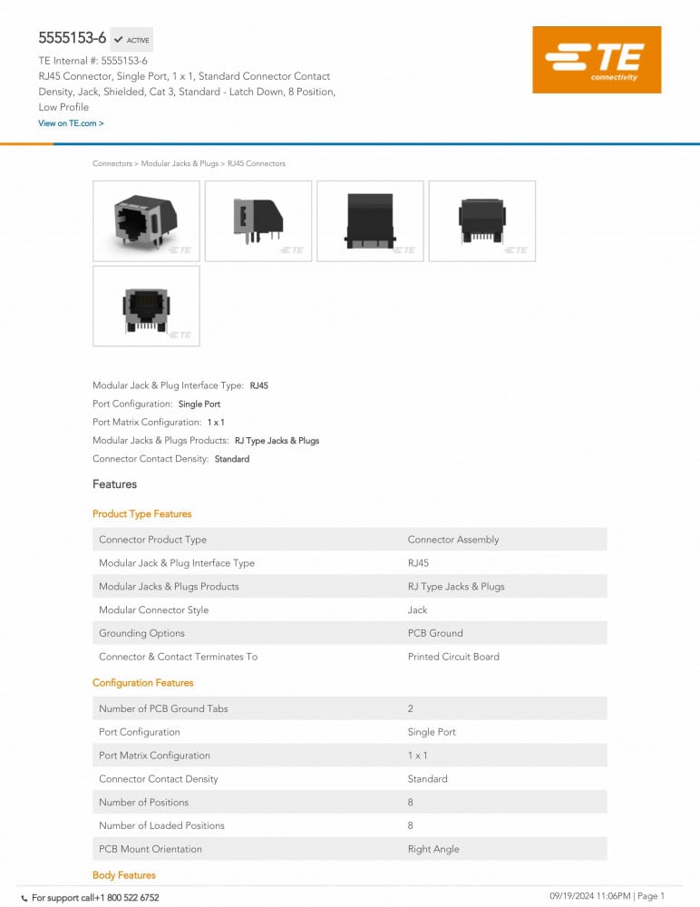 5555153-6 technical document page 1