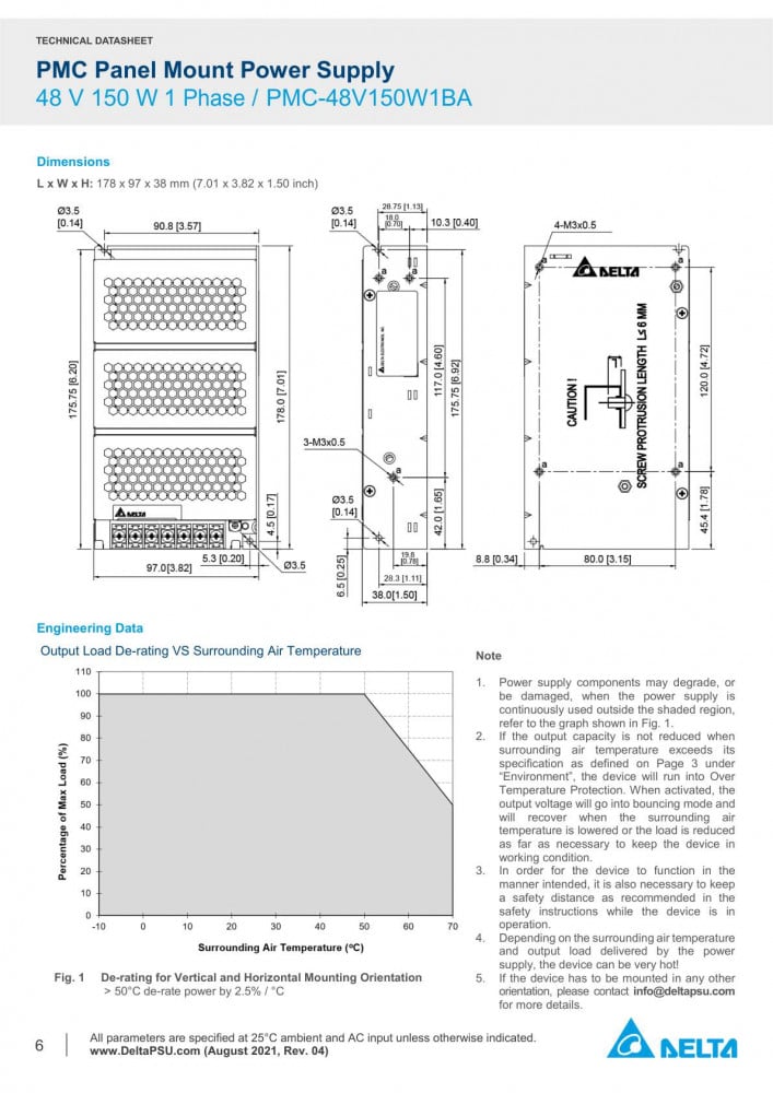 PMC-48V150W1BJ document page 6