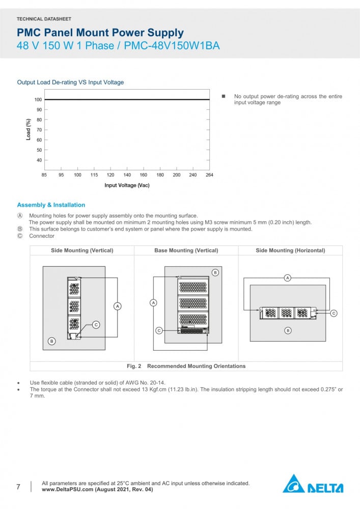 PMC-48V150W1BJ document page 7