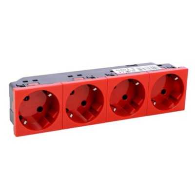 Soliroc™ - Socket outlet - French - 2P+E - automatic terminals-locked cover - IP55