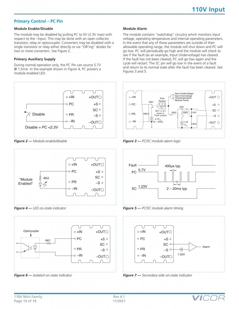 VICOR converter datasheet page 10