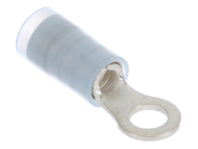 Avikrimp Ring Tongue Terminal for 22-18 AWG Wire, Stud Size 2 (M2), Length 18.00mm, Red, Carton