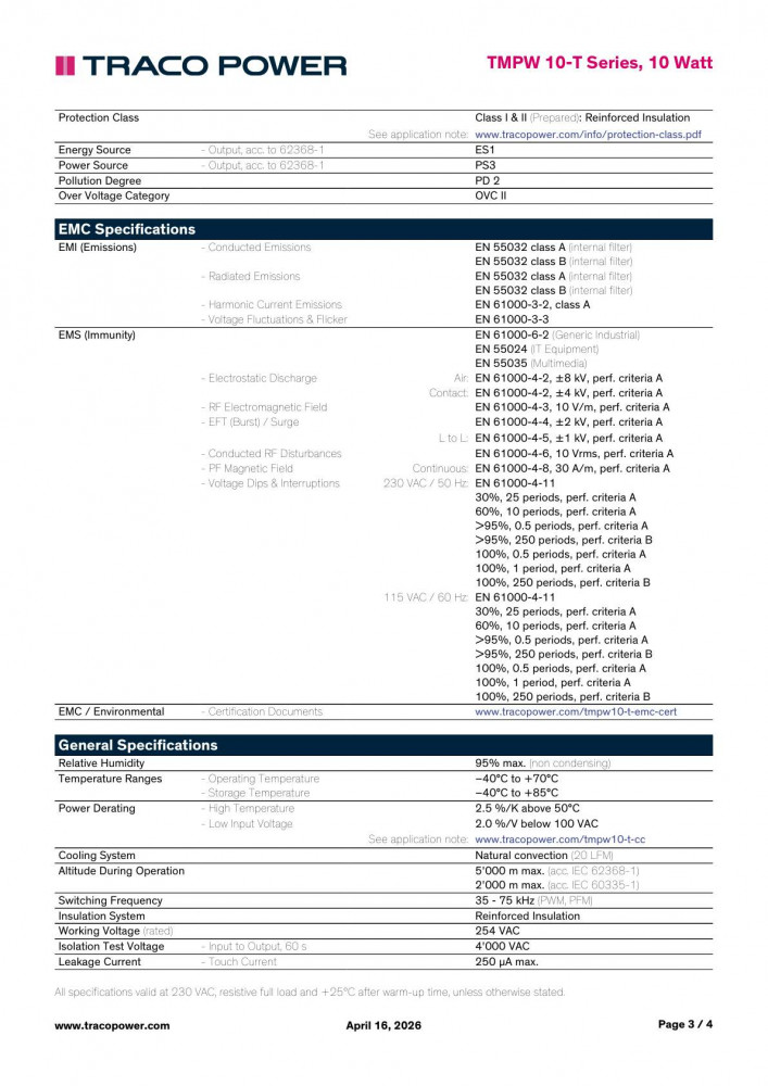 TMPW 10-T series technical document page 3