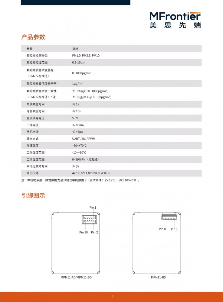MPM11-BS datasheet page 3
