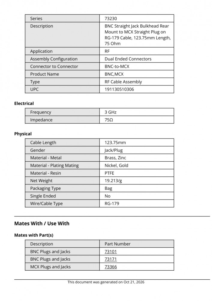 MOLEX 732300270 product document image 2