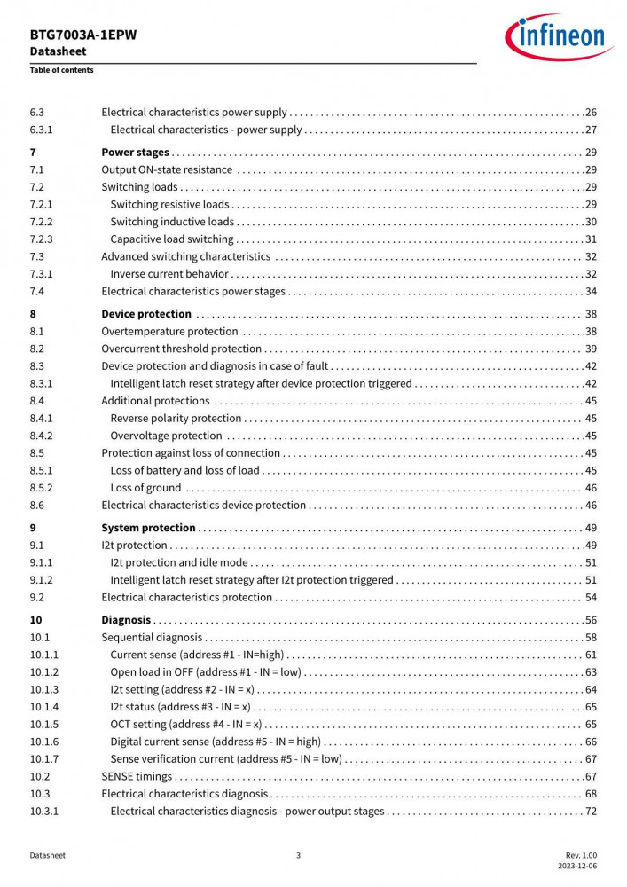 BTG7003A1EPWXUMA1 technical document page 3