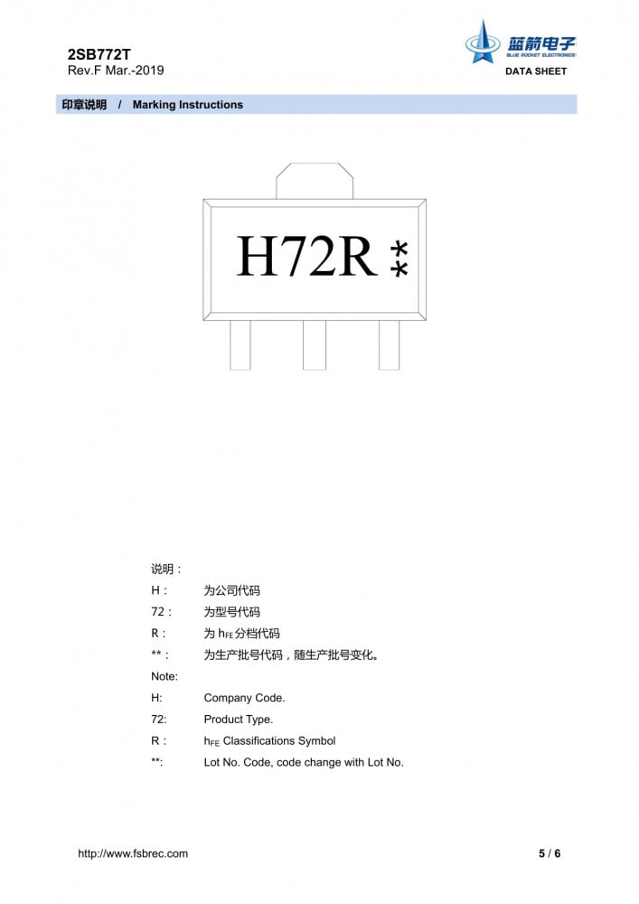 2SB772T datasheet page 5