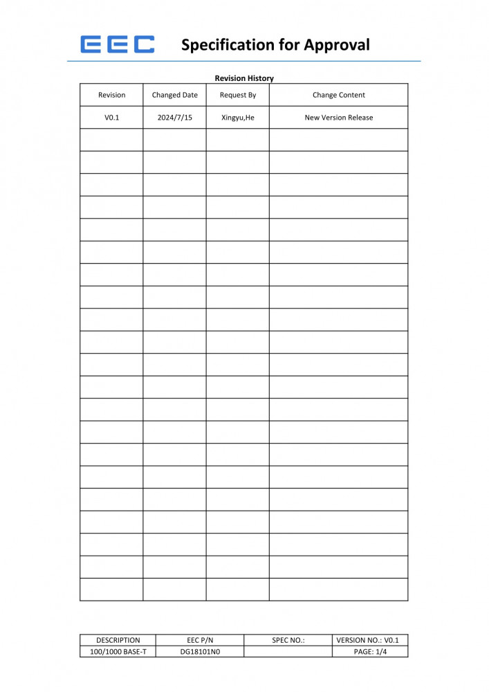 DG18101N0 specification page 2